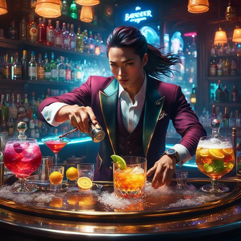 Bartender - AI Generated Artwork - NightCafe Creator