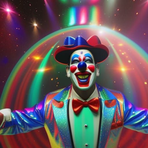 cosmic clown - AI Generated Artwork - NightCafe Creator
