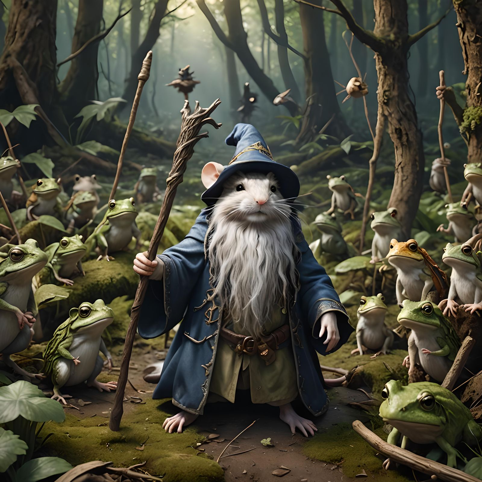 Wizard mouse - AI Generated Artwork - NightCafe Creator