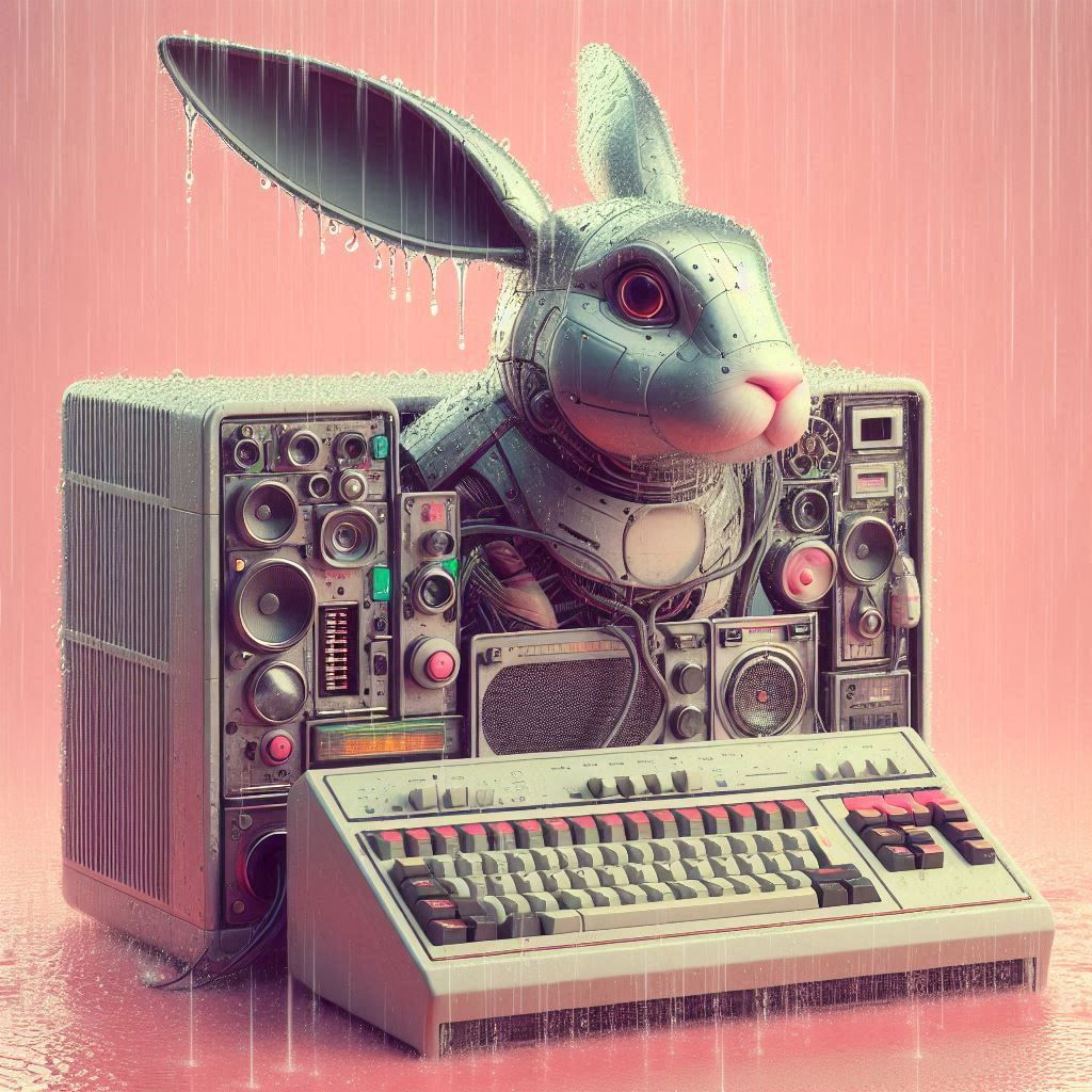 2 prompt mash: Rabbit and computer - from the early days, before the ...