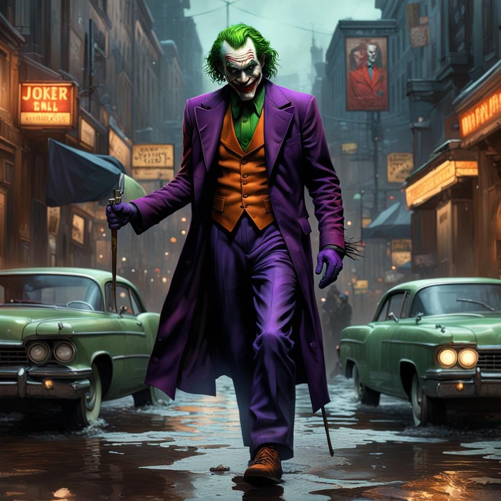 Joker - AI Generated Artwork - NightCafe Creator