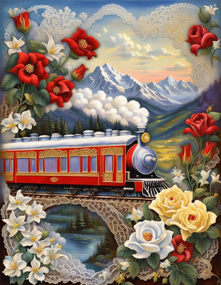 vintage scrapbook, white lace filigram page : OIL PAINTING, MASTERPIECE ...