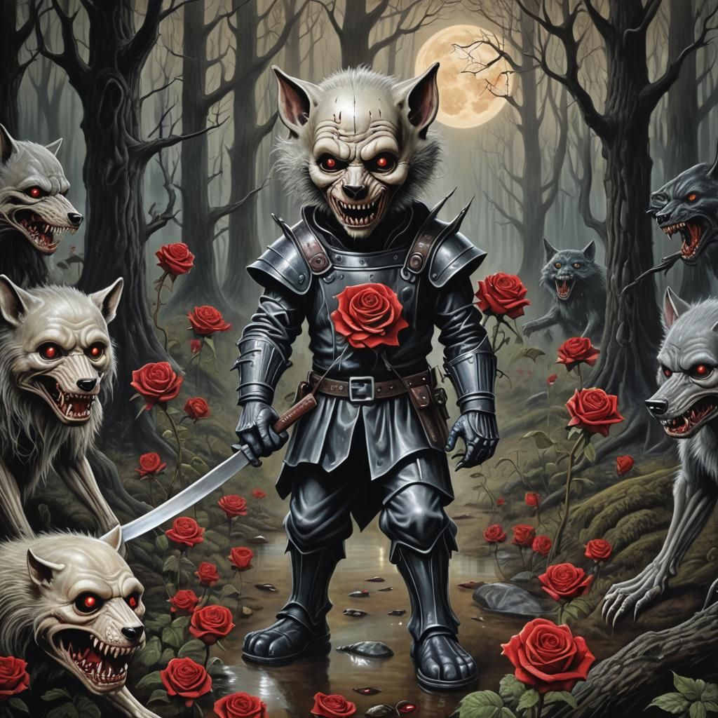 Evil werewolf man - AI Generated Artwork - NightCafe Creator