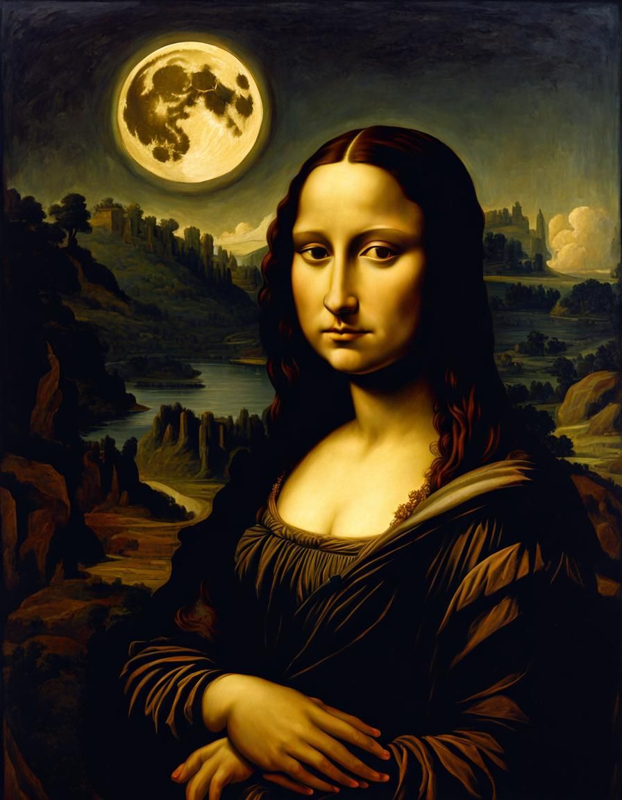 Moona Lisa - AI Generated Artwork - NightCafe Creator