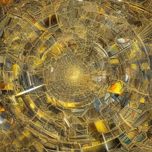 Smashed Mirror (seven years bad luck)