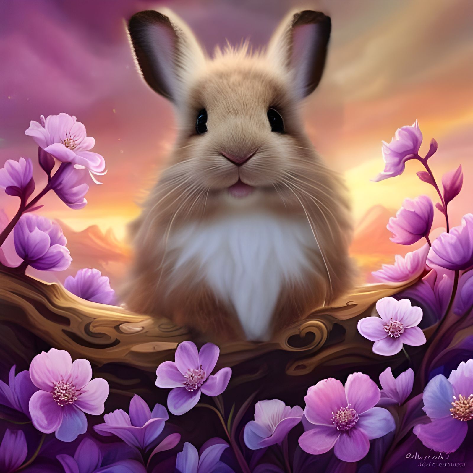 I needed a cute bunny to brighten my day! Hope it brightens yours too ...