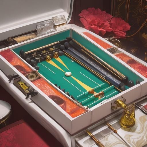 Three-Dimensional Backgammon - AI Generated Artwork - NightCafe Creator