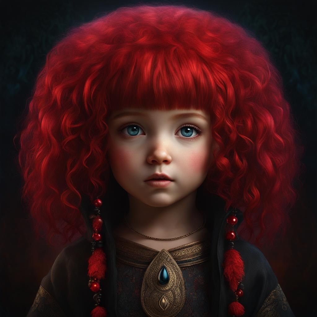 Red haired - AI Generated Artwork - NightCafe Creator
