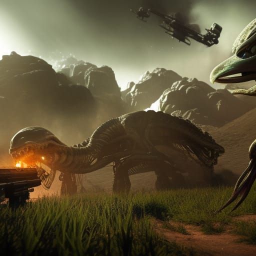 Aliens - AI Generated Artwork - NightCafe Creator