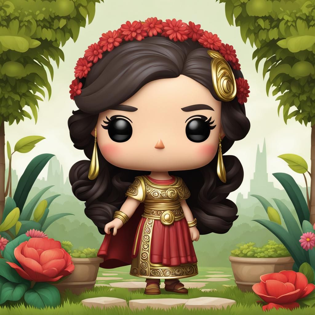 Chibi Roman Matron - AI Generated Artwork - NightCafe Creator