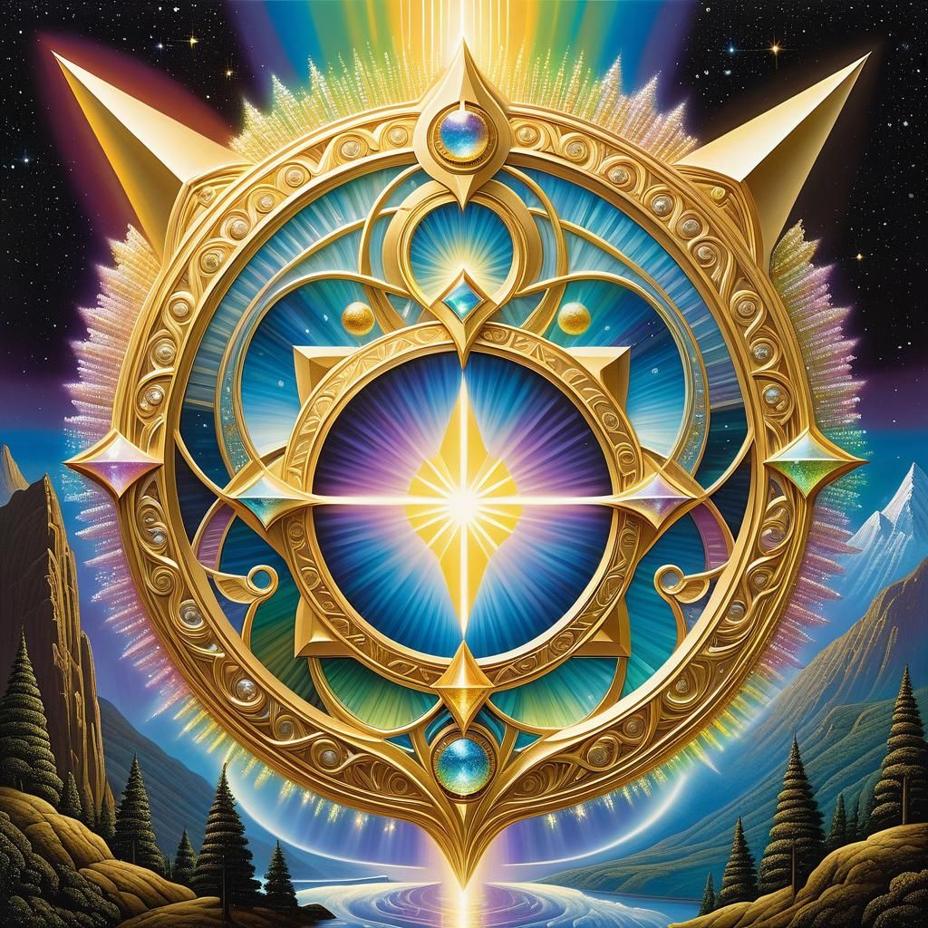 Astral Emblem - AI Generated Artwork - NightCafe Creator