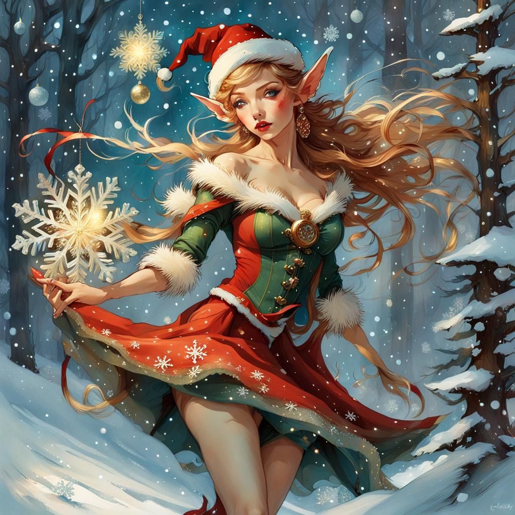 Christmas elf - AI Generated Artwork - NightCafe Creator