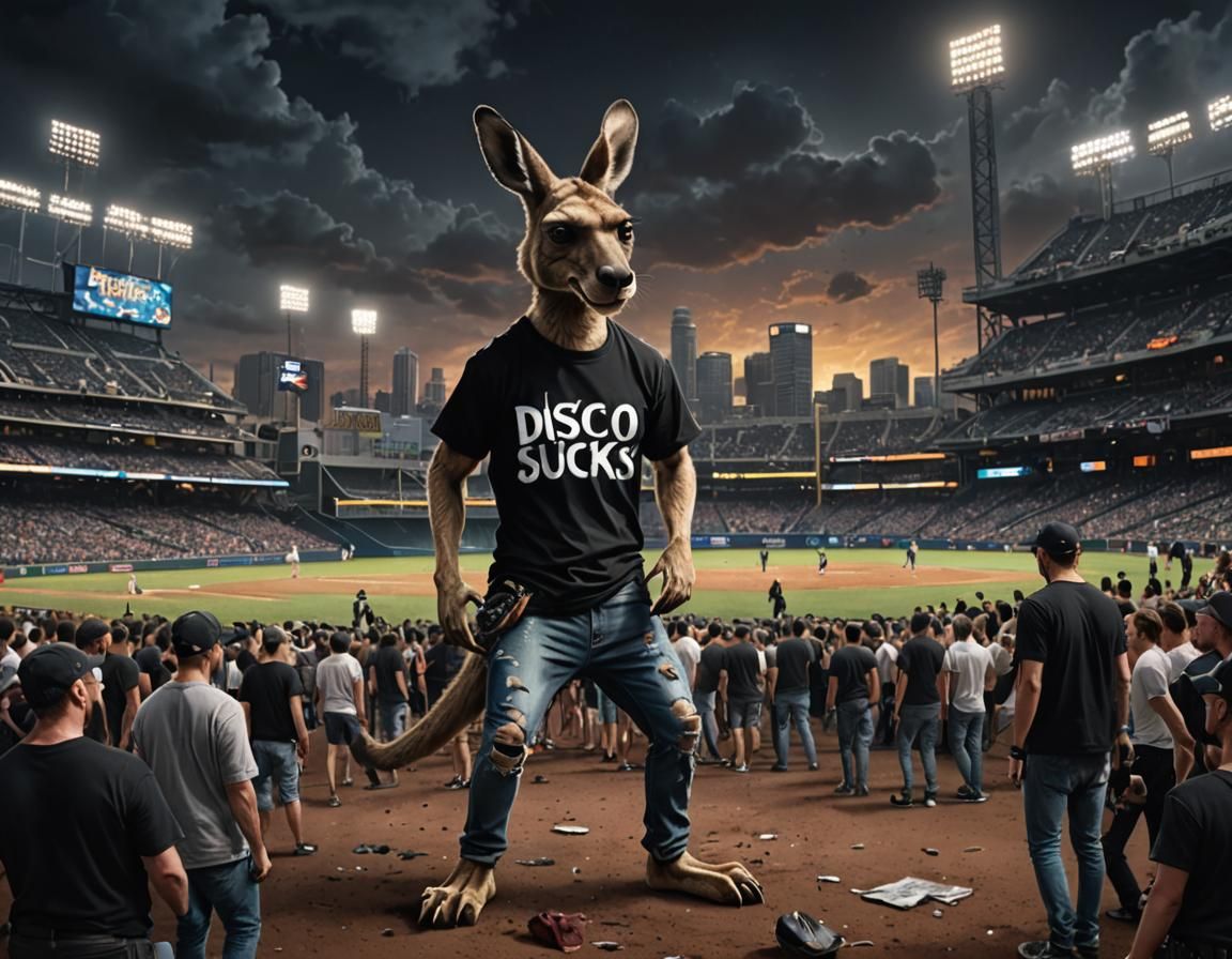 Disco Demolition Night 45th Anniversary!!! - AI Generated Artwork ...