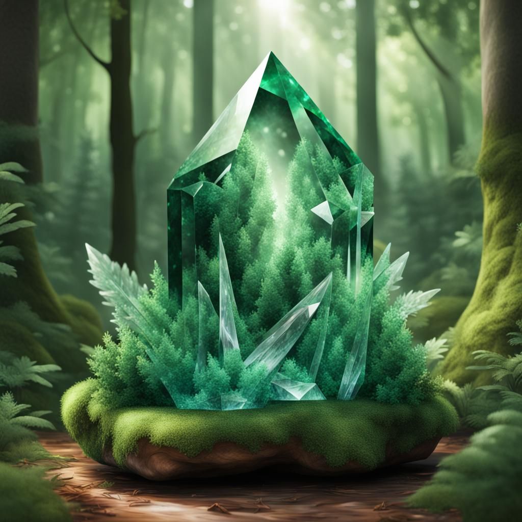 Nature Crystal - AI Generated Artwork - NightCafe Creator