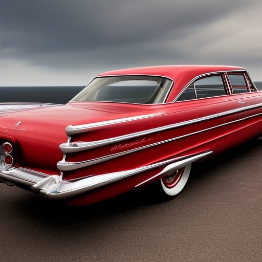Classic 50s Car - AI Generated Artwork - NightCafe Creator