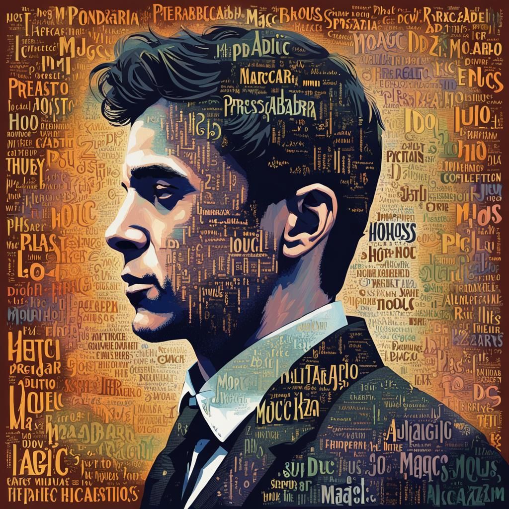 a man of words - AI Generated Artwork - NightCafe Creator