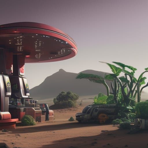 New life on mars... - AI Generated Artwork - NightCafe Creator