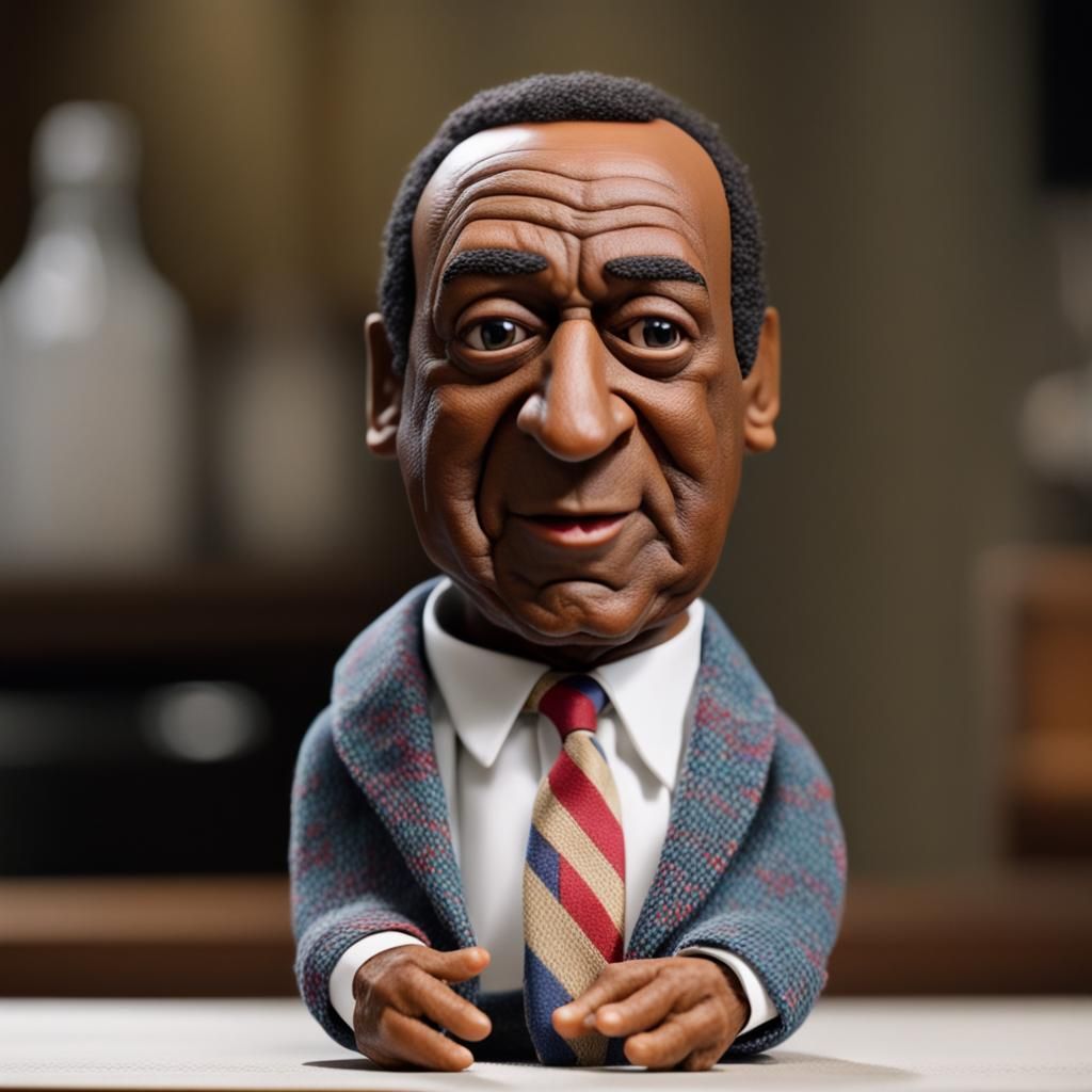 Bill Cosby as a doll, uhd, 8k, 1440p, - AI Generated Artwork - NightCafe Creator