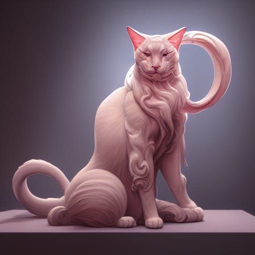 A cat a masterpiece - AI Generated Artwork - NightCafe Creator