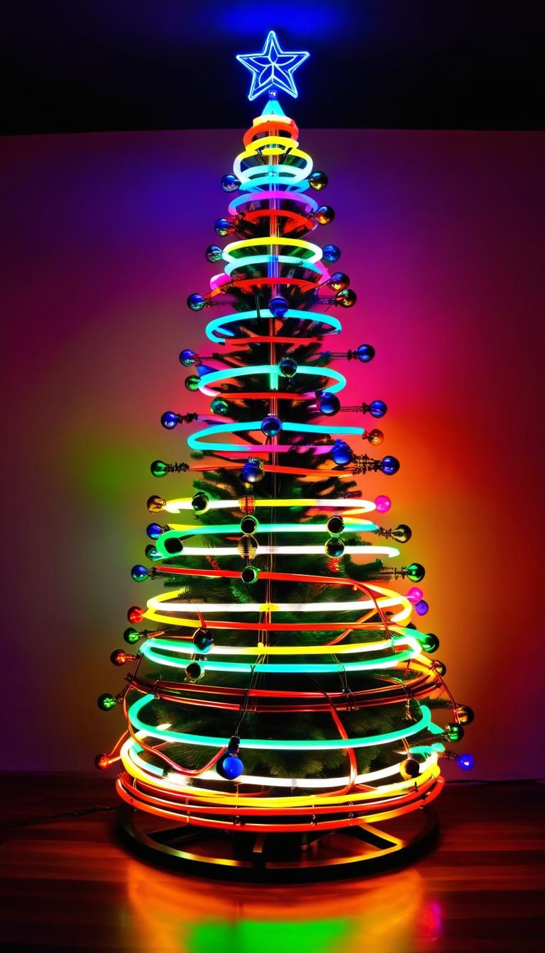 Christmas Tree - AI Generated Artwork - NightCafe Creator