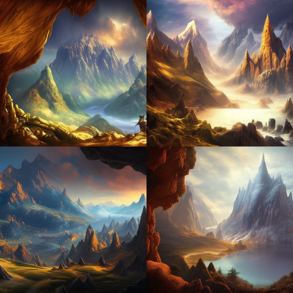 A mountain - AI Generated Artwork - NightCafe Creator