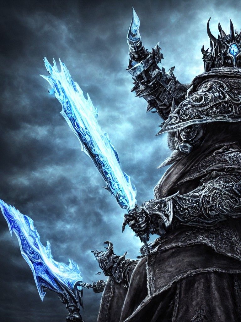 Wrath of the lich king, HDR 4K hyper detailed hyper realistic - AI ...