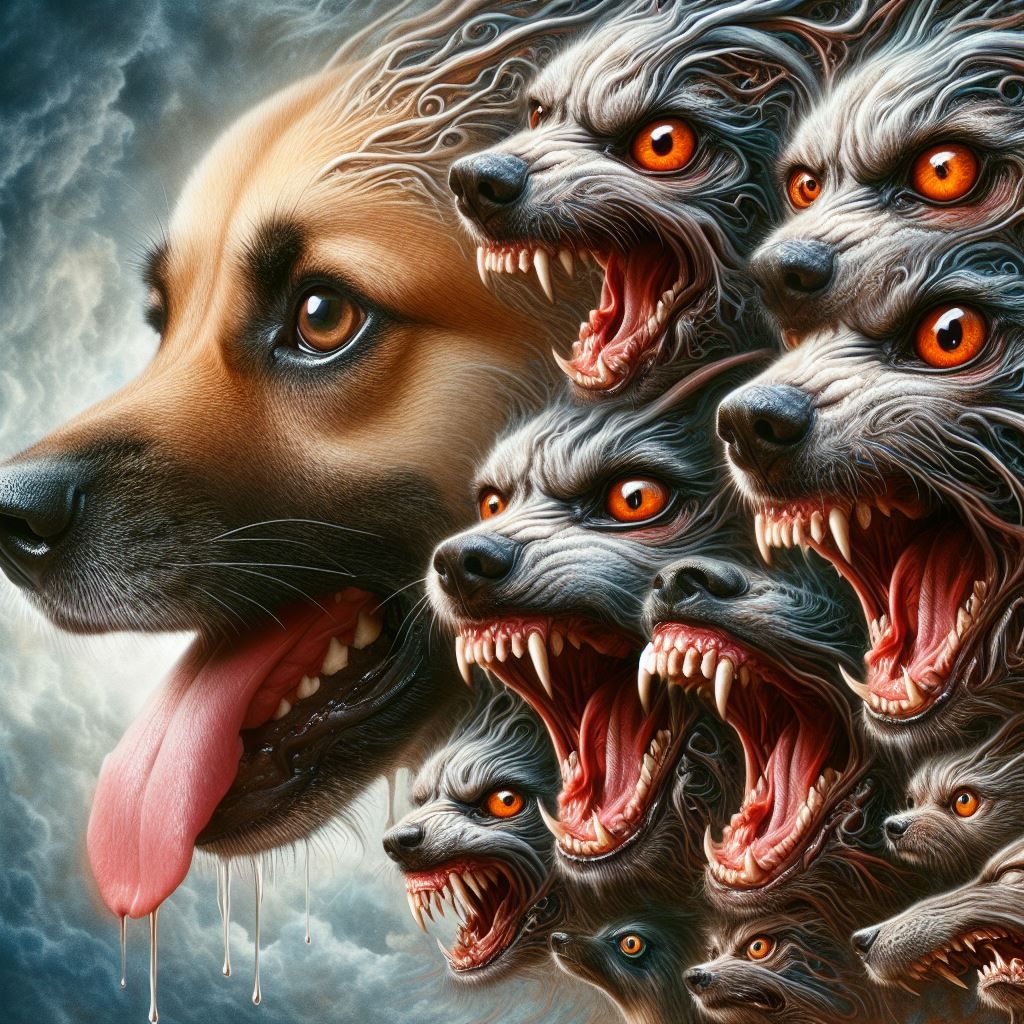 The Phobia Project : Cynophobia - AI Generated Artwork - NightCafe Creator