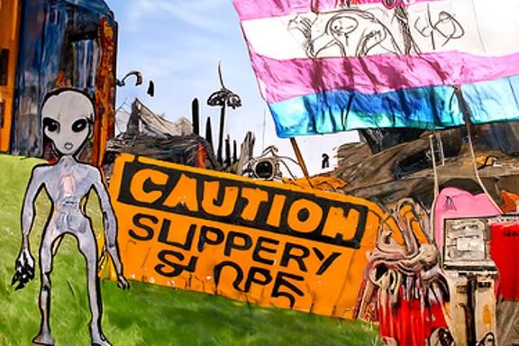 Slippery Slopism - AI Generated Artwork - NightCafe Creator