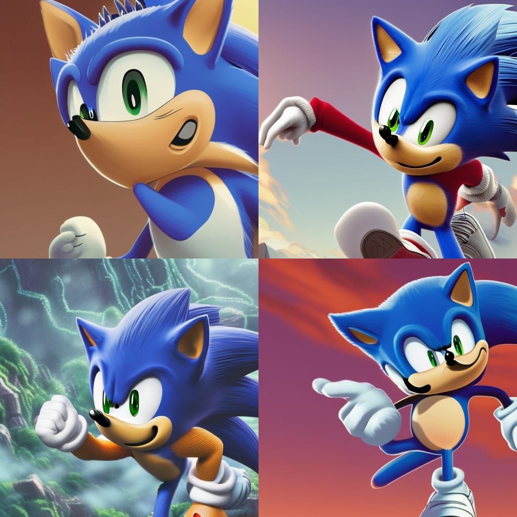 Sonic the hedgehog genuinely snorting crack - AI Generated Artwork ...