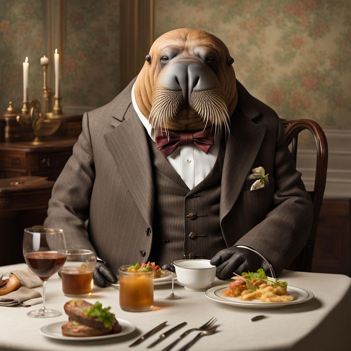 Business walrus - AI Generated Artwork - NightCafe Creator
