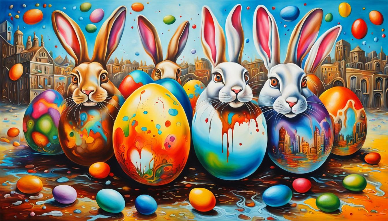 Surreal Easter - AI Generated Artwork - NightCafe Creator