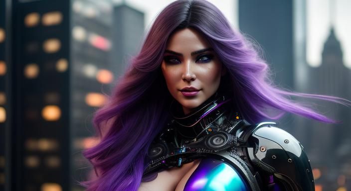 The Violet Knight #1 - AI Generated Artwork - NightCafe Creator