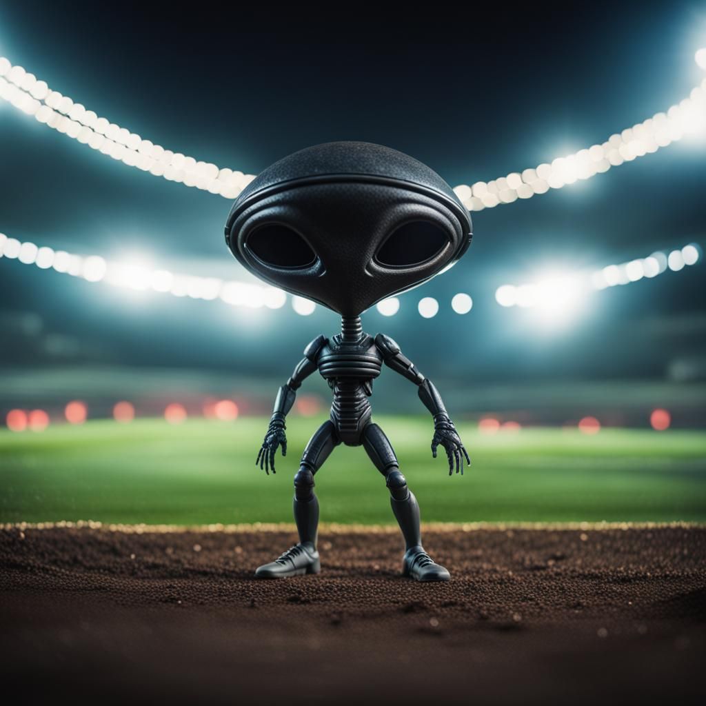 alien stadium - AI Generated Artwork - NightCafe Creator