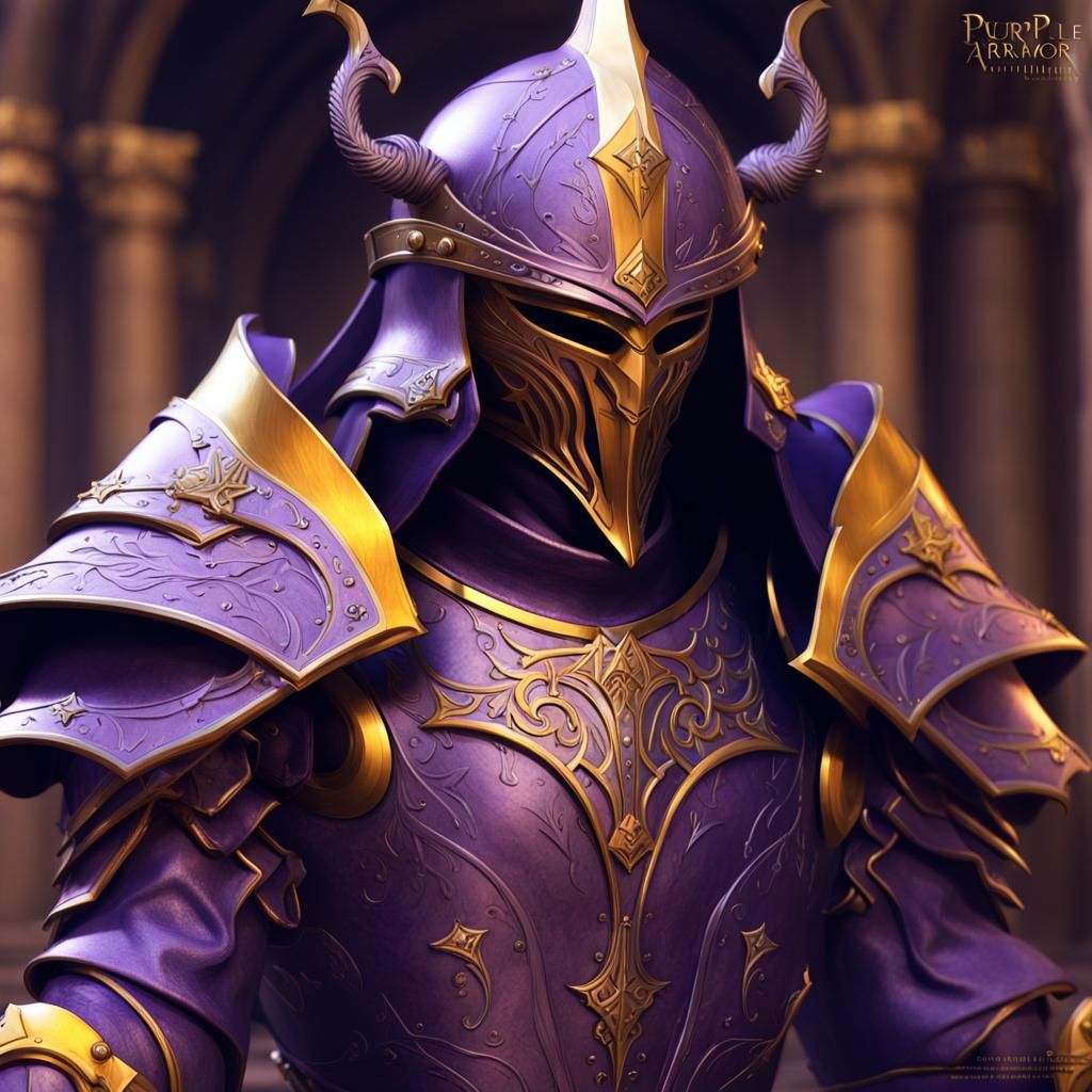 Purple samurai - AI Generated Artwork - NightCafe Creator