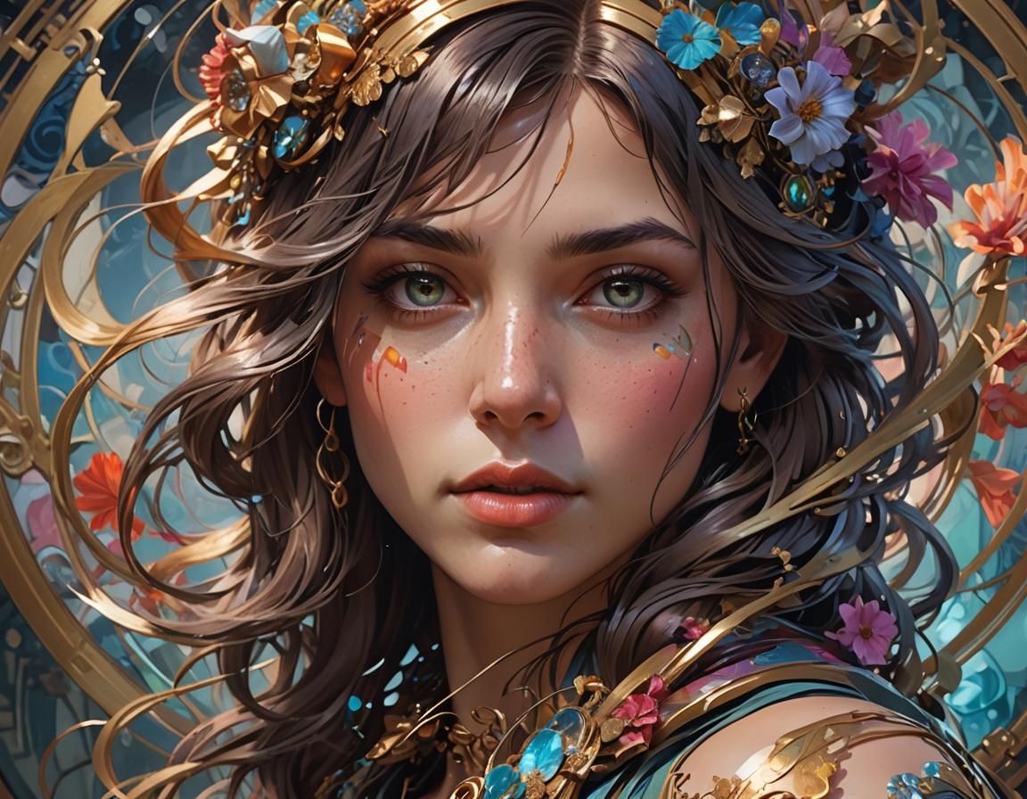 self portrait - AI Generated Artwork - NightCafe Creator