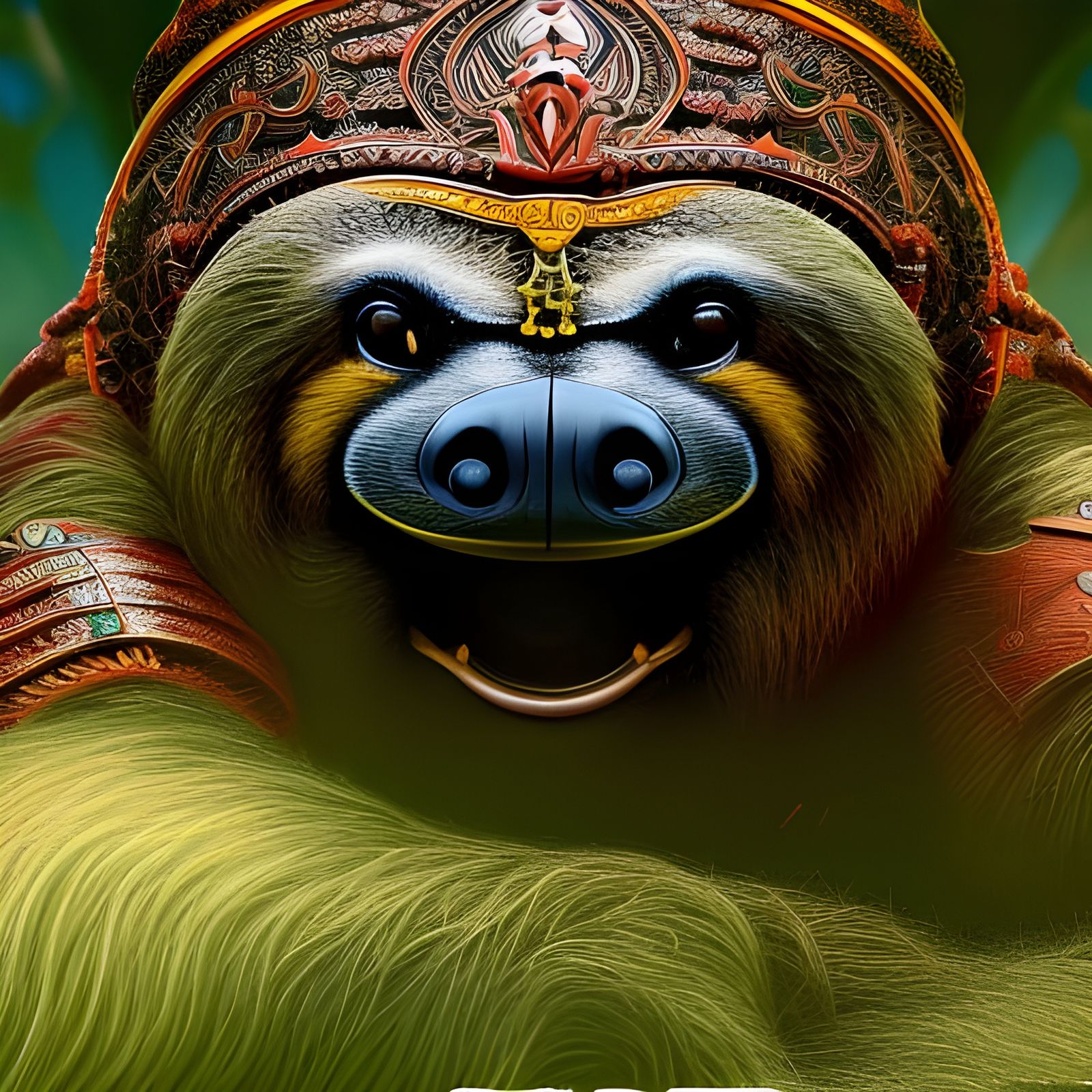 King Sloth - AI Generated Artwork - NightCafe Creator