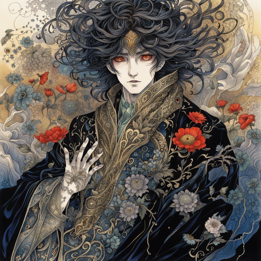 Mystery of the petals - AI Generated Artwork - NightCafe Creator