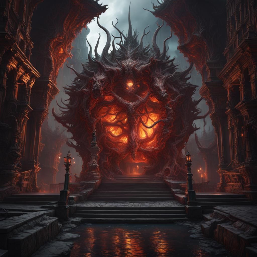 Demon Core - Detailed Matte Painting of the Demon Core