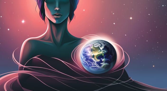 with the planet - AI Generated Artwork - NightCafe Creator