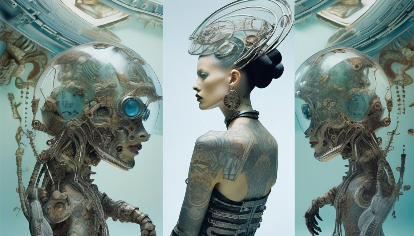 Bio-mechanical Punk - AI Generated Artwork - NightCafe Creator