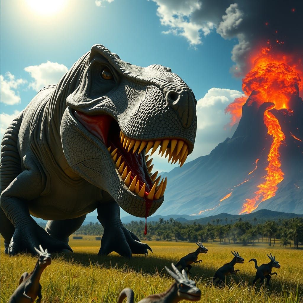 a very realistic closeup photo of a very frightening, very large ...