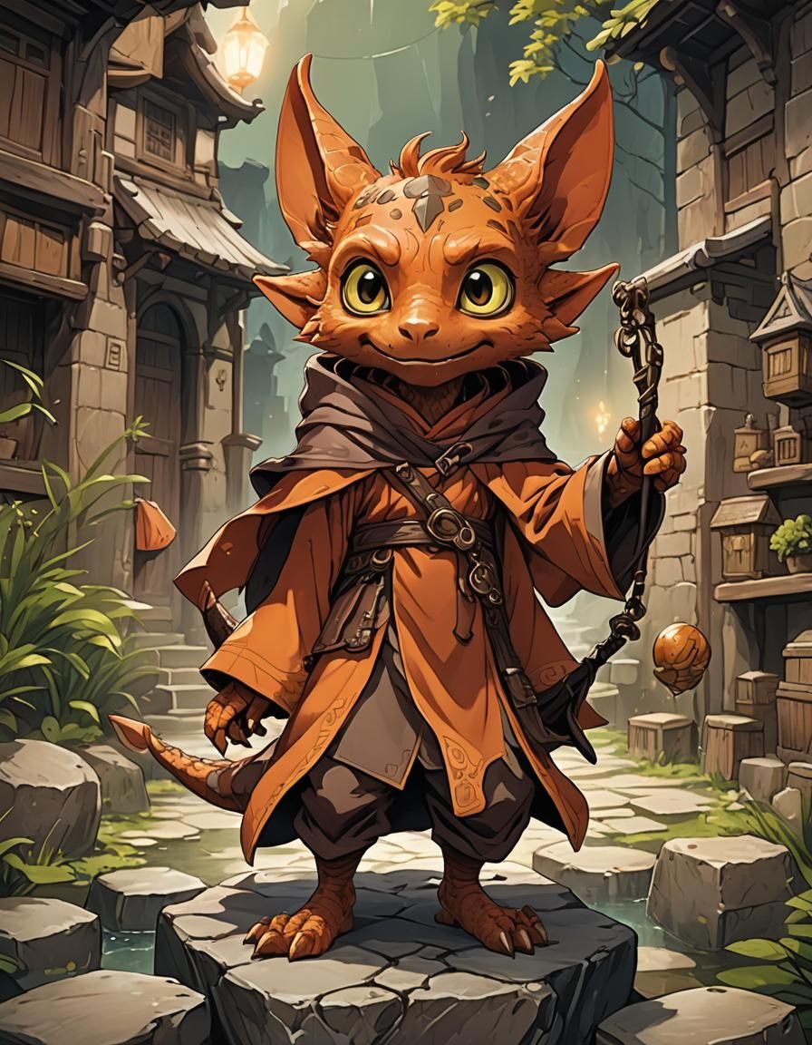 Kobold Wanderer - AI Generated Artwork - NightCafe Creator