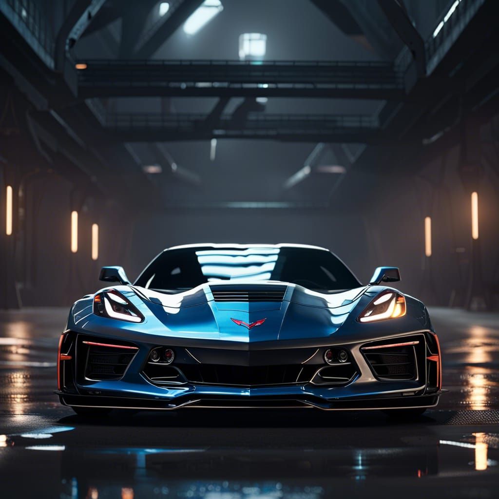 2025 Chevrolet Corvette ZR1 - AI Generated Artwork - NightCafe Creator