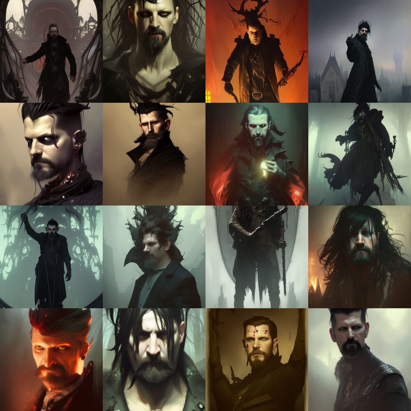 Goth Gavin Mcinnes a masterpiece, 8k resolution, dark fantasy concept ...