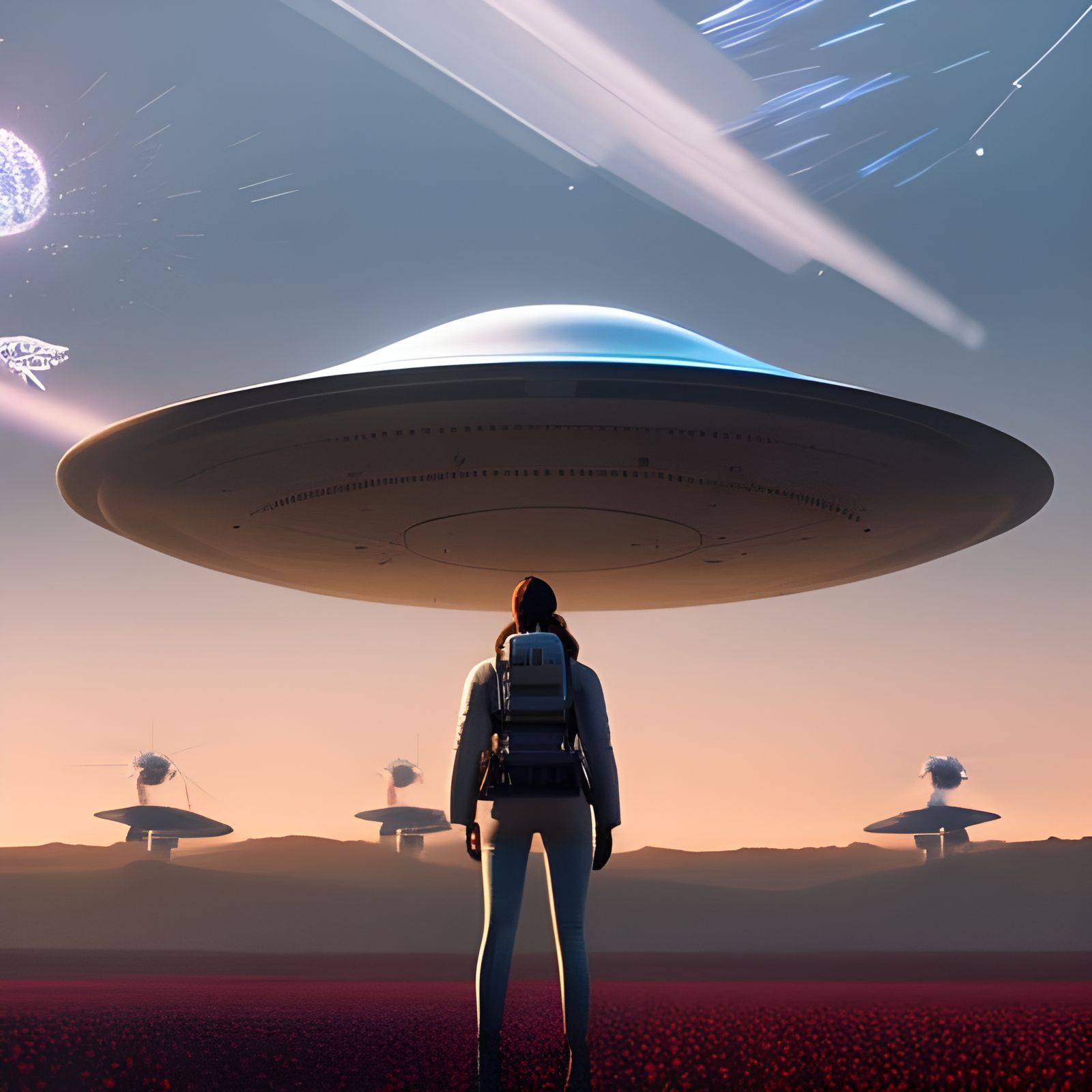 UFO - AI Generated Artwork - NightCafe Creator