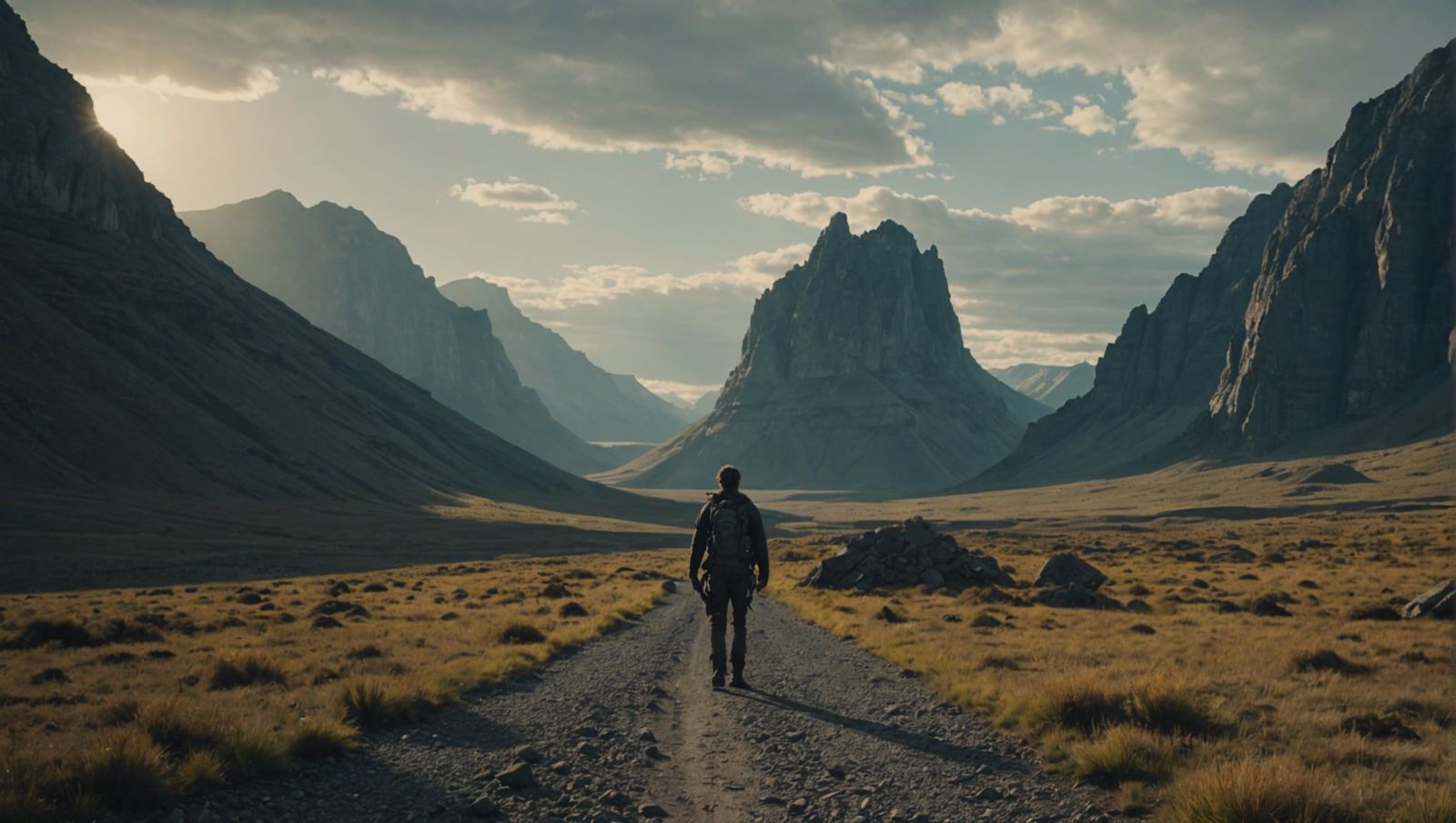 “Echoes of Solitude: Amidst the Mountain’s Whisper” 🚶‍♂️🏞️ - AI ...