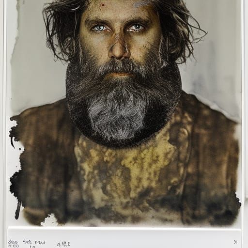 Odin portrait Head and shoulders Watercolor ink drawing Steve McCurry ...