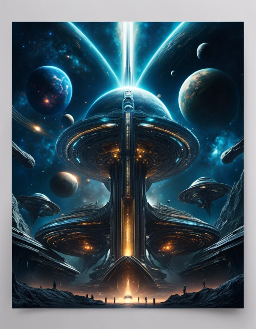 Deep Space Discovery 7 - AI Generated Artwork - NightCafe Creator