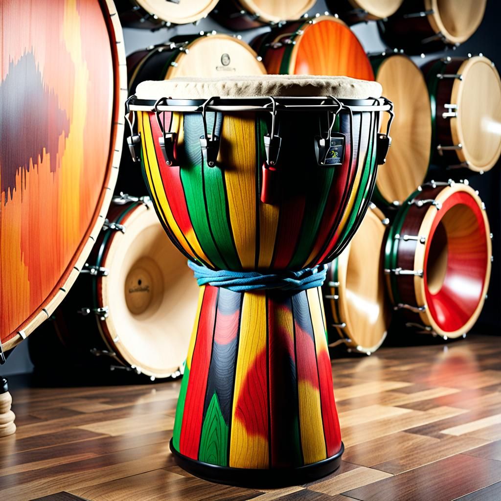 Reggae Djembe - AI Generated Artwork - NightCafe Creator
