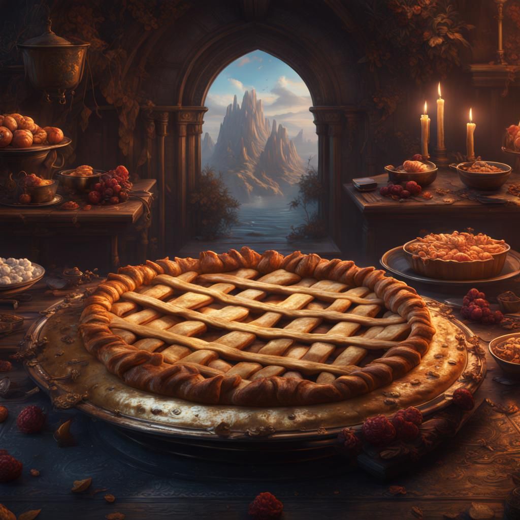 Epic pie - AI Generated Artwork - NightCafe Creator